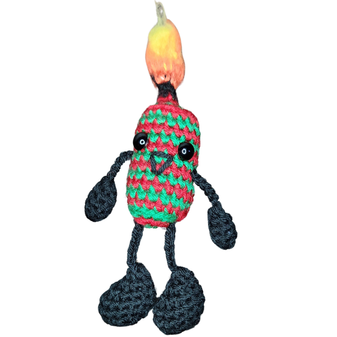 Roman and Pyro the Firecracker- Free Crochet Pattern – CrochetWizzard